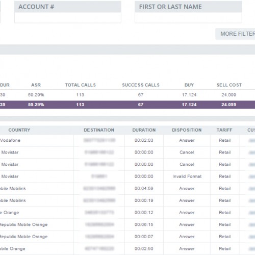 Screenshots: Voip Billing Solutions - Hyperbilling